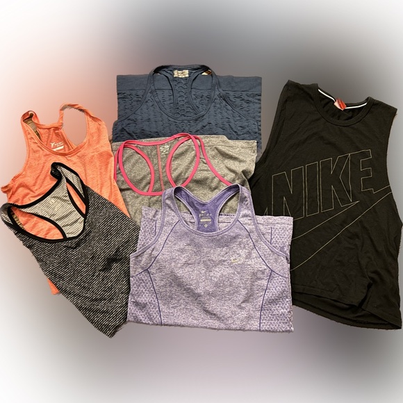 Tops | Lot Of Activewear Tanks Sm All Fit Like M | Poshmark